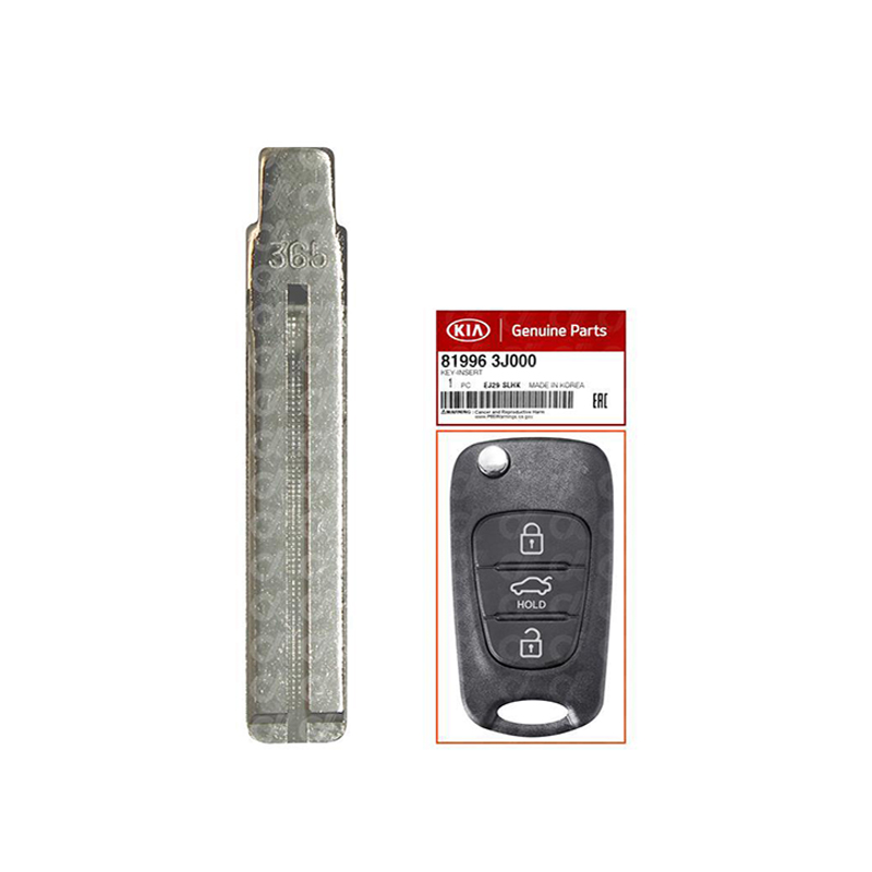 Hyundai KIA Cadenza Genuine Flip Remote Key blade TOY40 81996-3J000