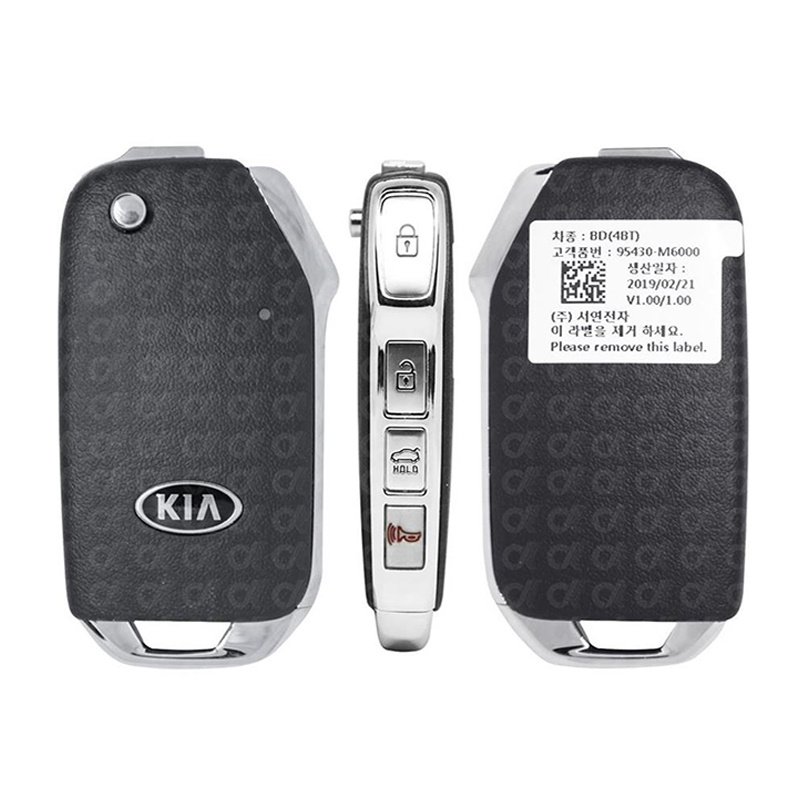 KIA Forte 2019-2023 Genuine Flip Remote Key 4 Buttons 433MHz 95430-M6000