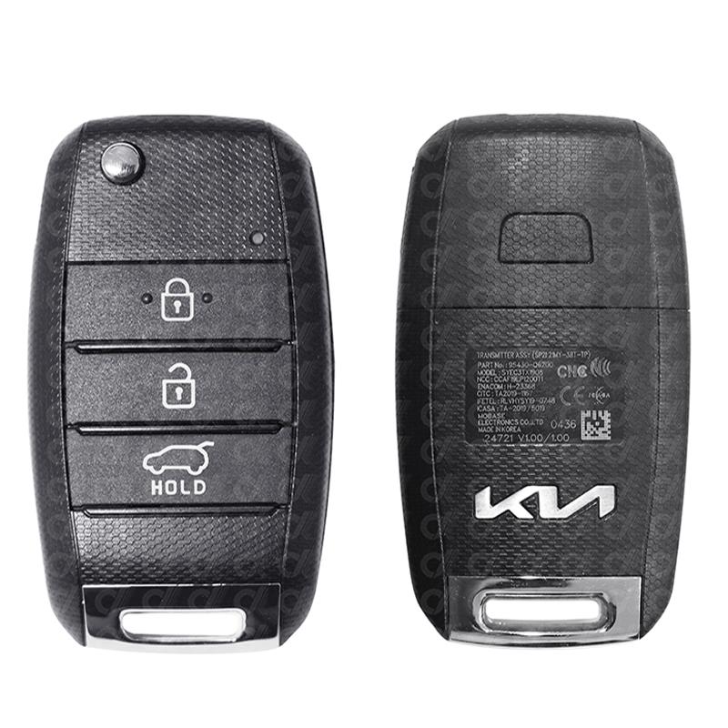 KIA Seltos 2021 Genuine Without Bag Flip Remote Key 3 Buttons 433MHz ...