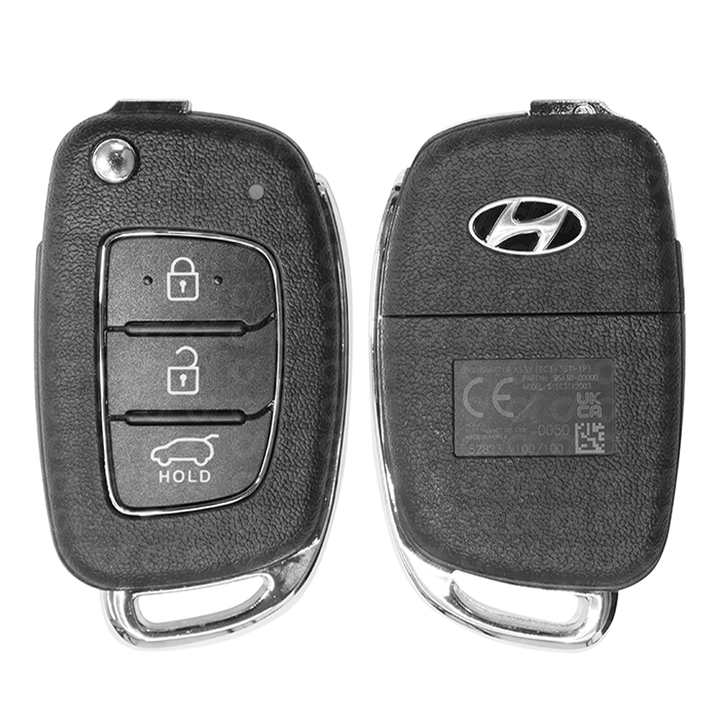 Hyundai I20 2021 Genuine Flip Remote Key 3 Buttons 433MHz 95430-Q0000