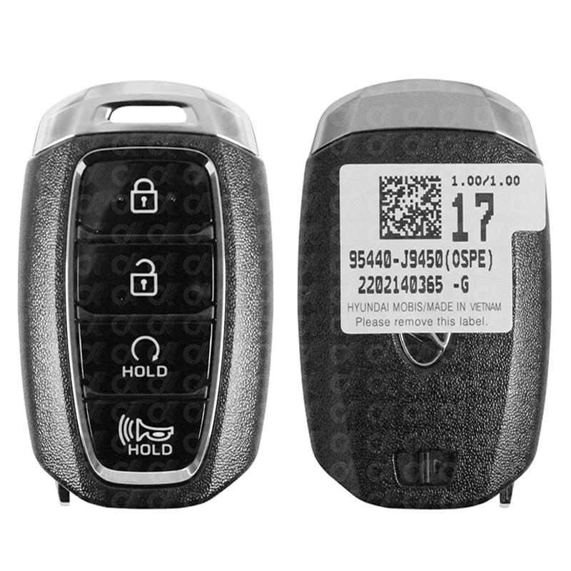 Hyundai Kona 2021 Genuine Smart Remote Key 4 Buttons 433MHz 95440-J9450