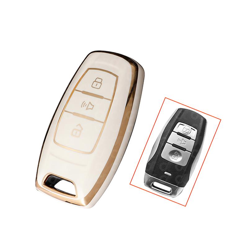 Nano High Quality Cover for Changan Smart Remote 3 Buttons White