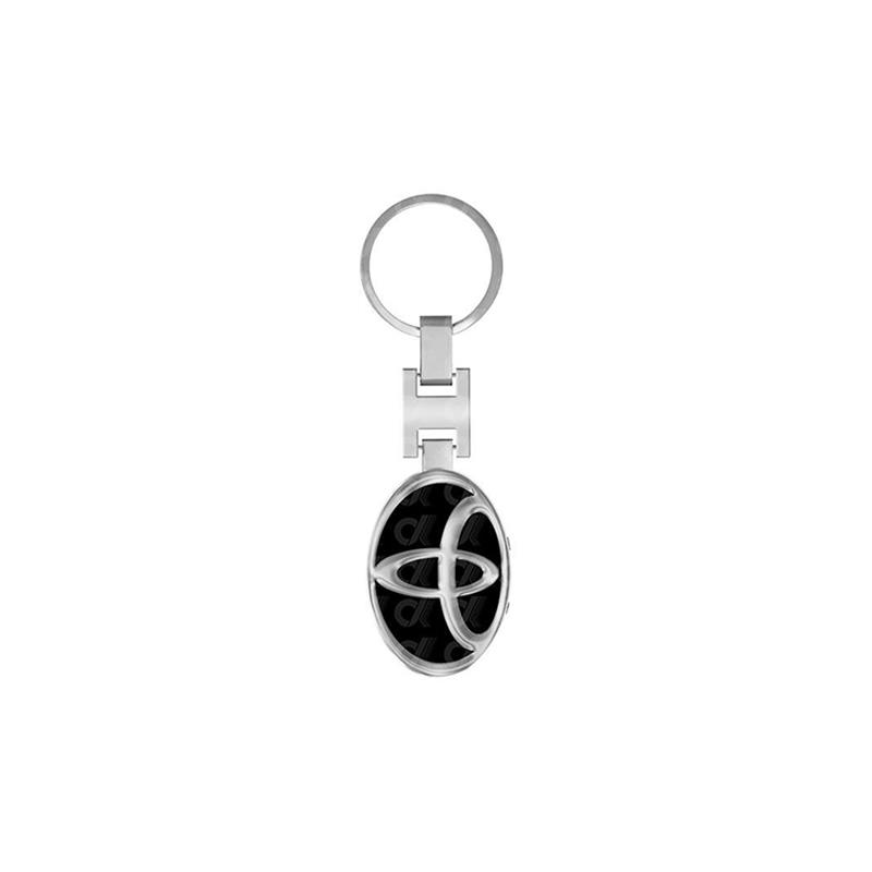 Toyota Black & Silver Key Chain Big Size