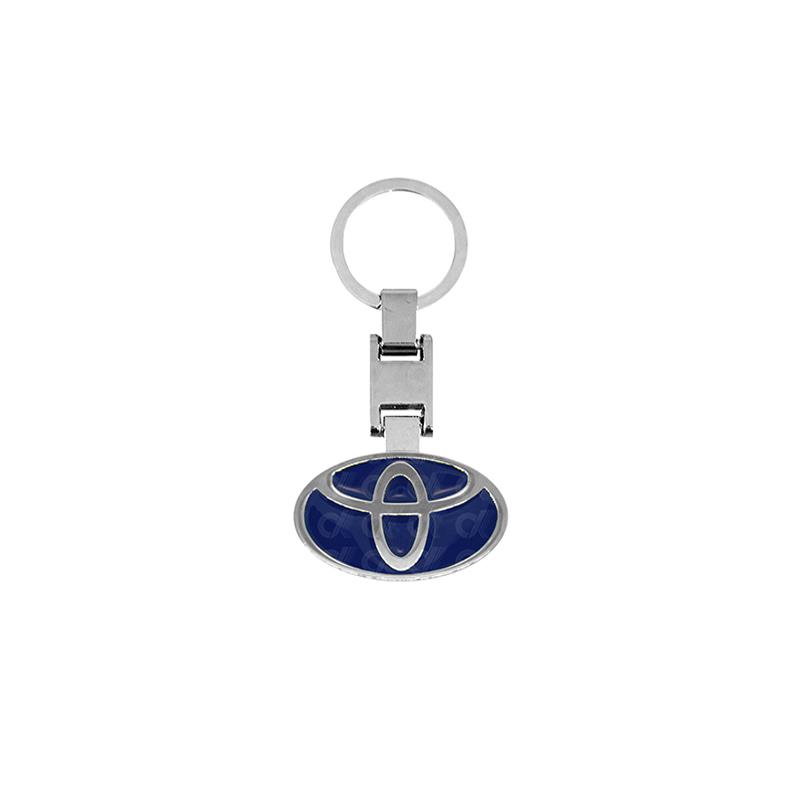 Toyota Blue & Silver Key Chain Big Size