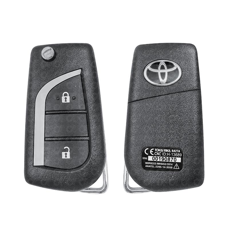 Toyota Hilux 2015-2020 Genuine Used Flip Remote Key 2 Buttons 433MHz