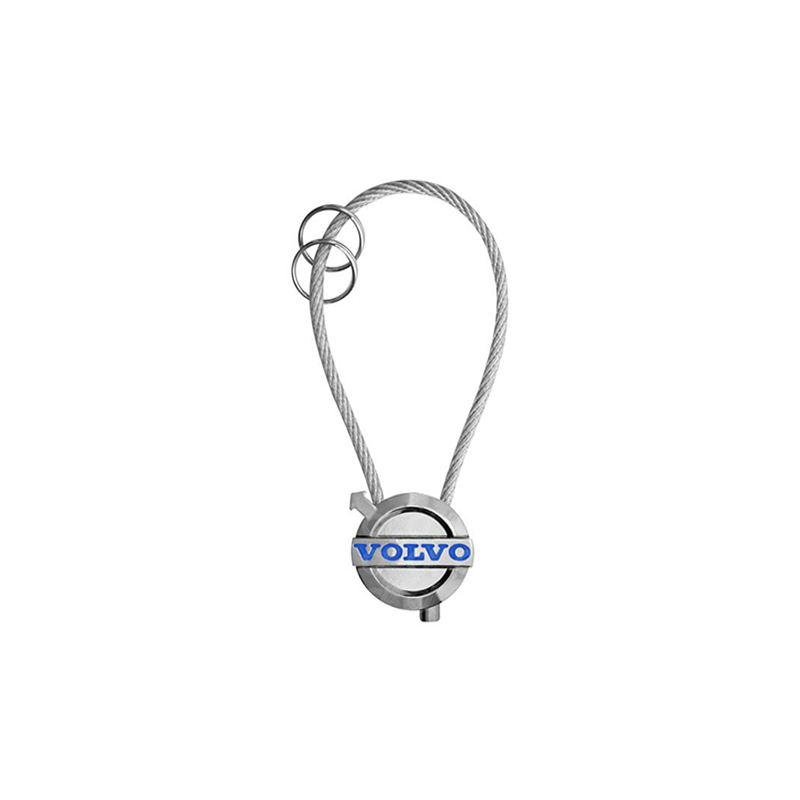 Volvo Blue & Silver Key Chain Small Size
