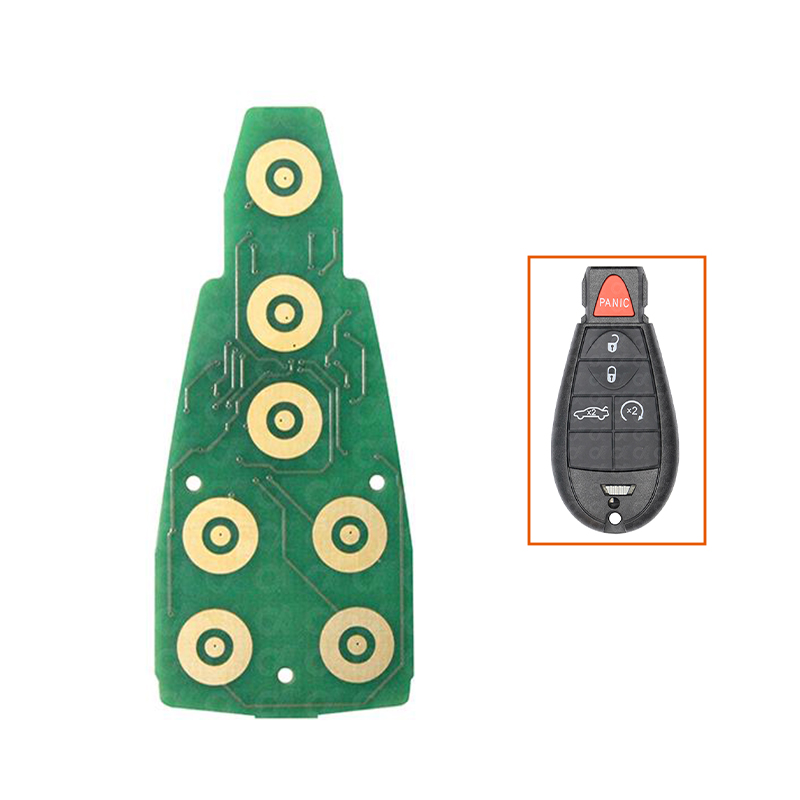 Dodge Charger 2008-2012 Remote Key PCB 5 Buttons 433MHz