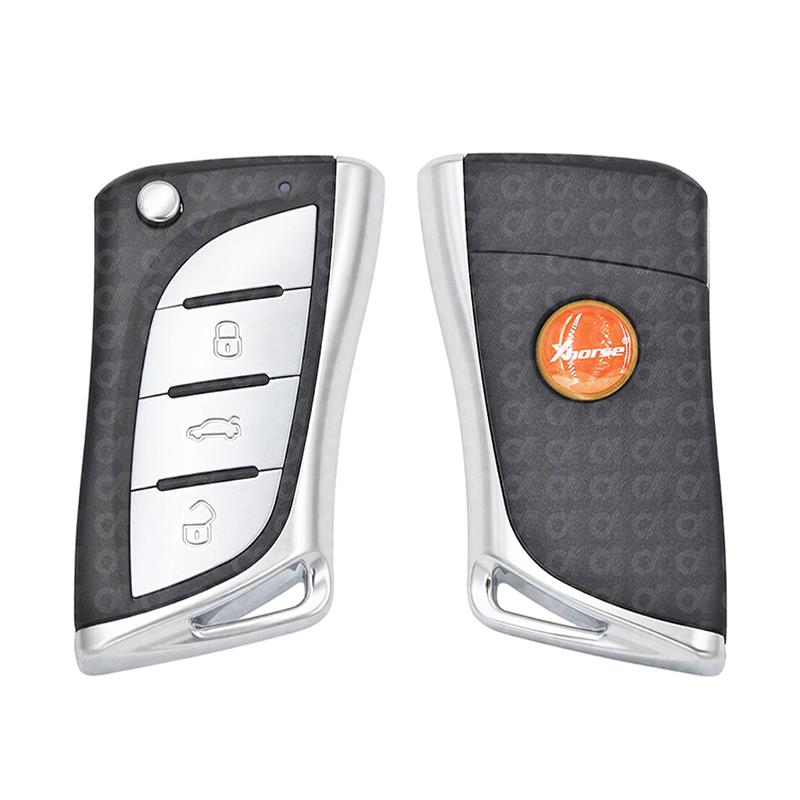 Xhorse Wire Universal Flip Remote Key 3 Buttons Lexus Style for VVDI ...