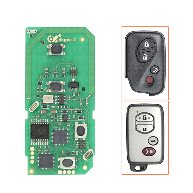 Dkgcc-2 CK TOM Universal Smart Key PCB 40 / 80 Bit for Toyota Lexus 4 ...