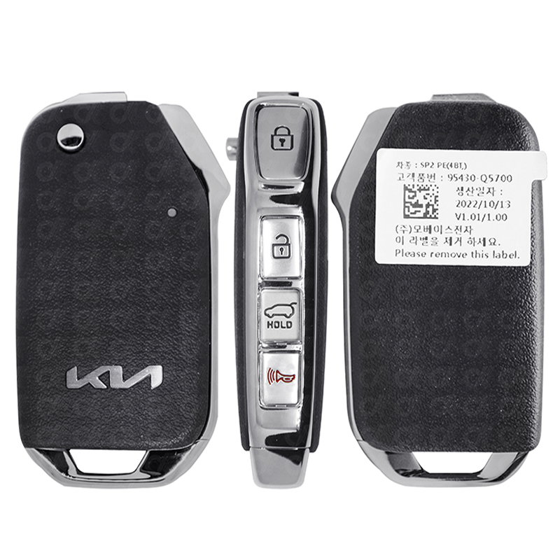 KIA Seltos 2023 Genuine Flip Remote Key 4 Buttons 433MHz 95430-Q5700