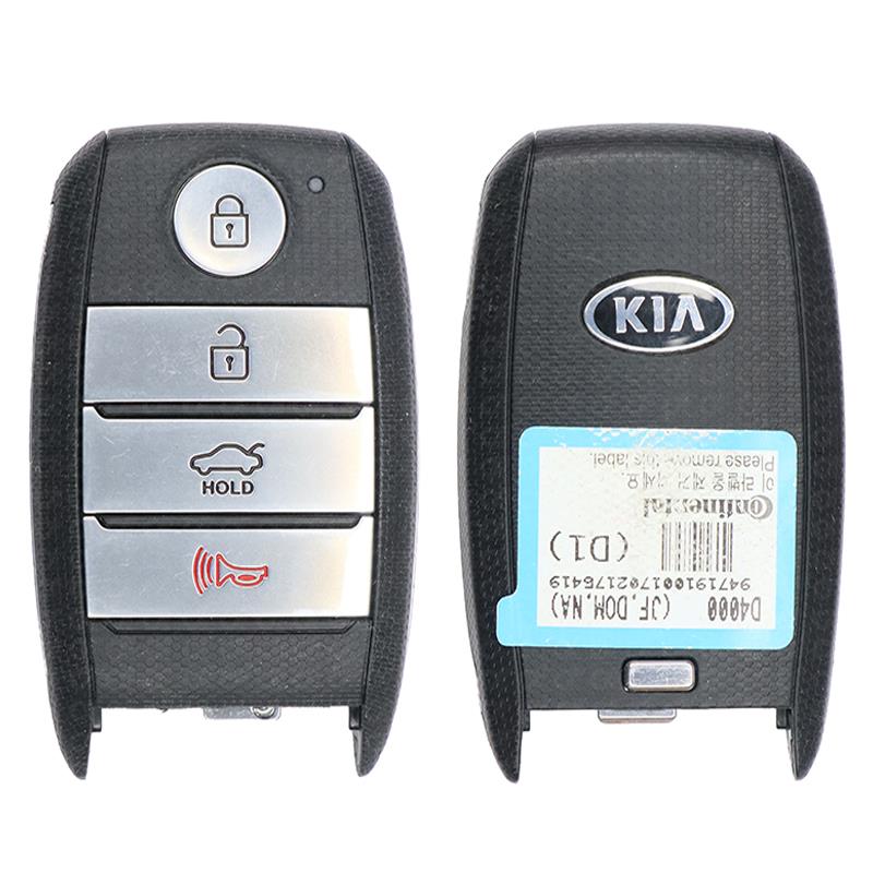 KIA Optima 2016-2020 Genuine Used Smart Remote Key 3+1 Buttons 433MHz ...