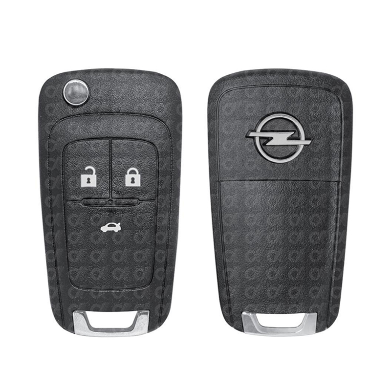 Opel Aftermarket Flip Remote Key Shell 3 Buttons HU100 Blade