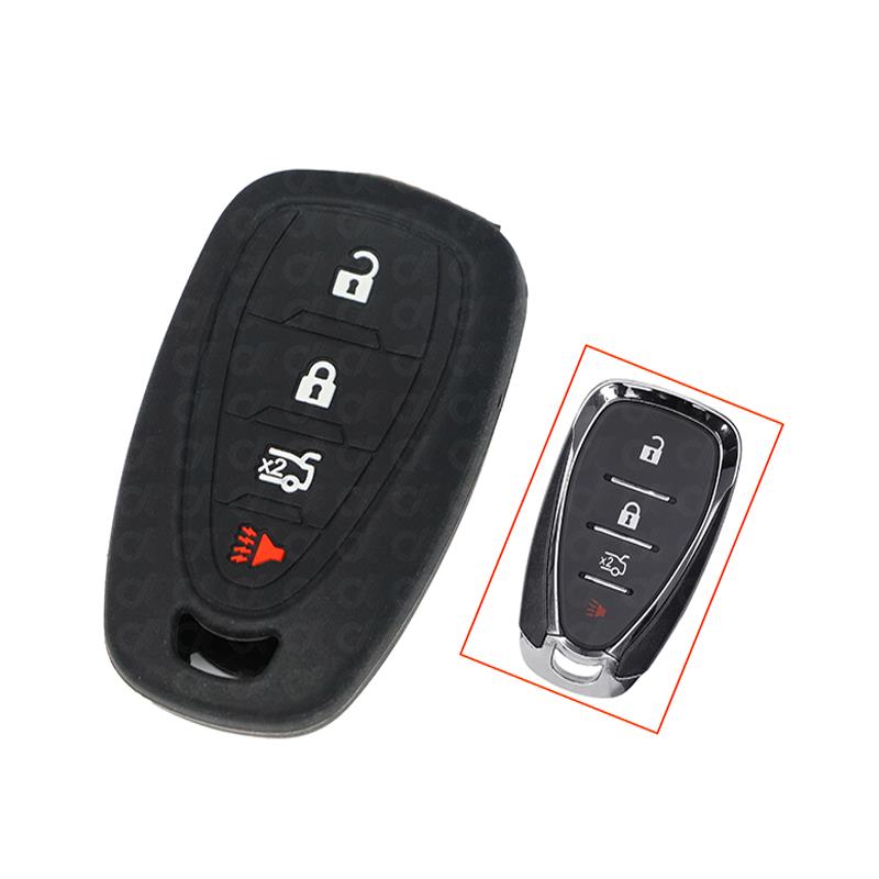 Silicone Cover Chevrolet Style Smart Remote Key 4 Buttons