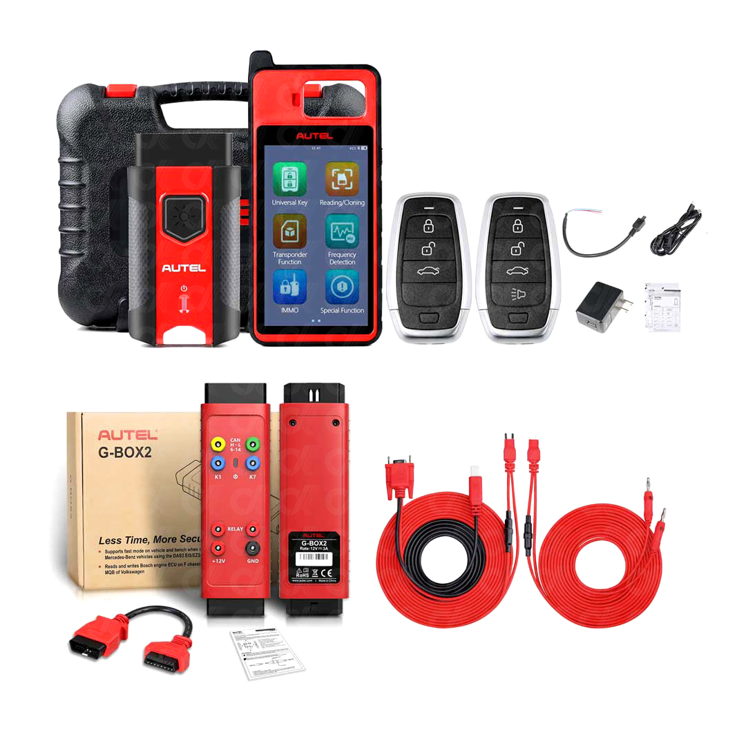 Autel KM100 Key Programmer Bundle | G-Box 2 + Toyota 8A Cable