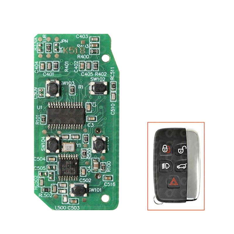 Lonsdor Land Rover Jaguar JLR 2015-2018 Smart Key PCB 5 Buttons 315MHz